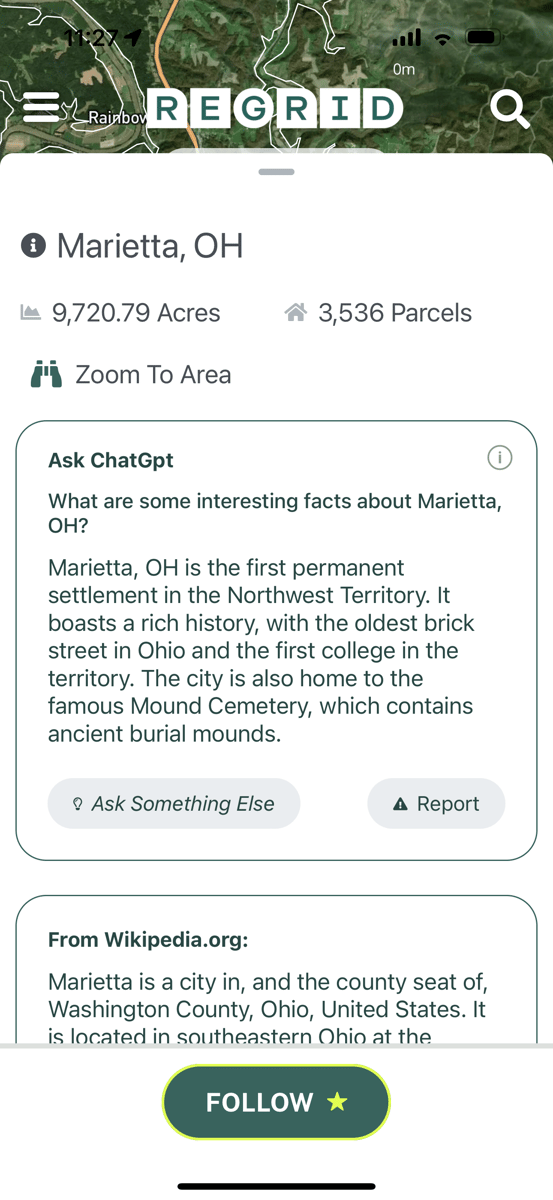 Introducing “Ask ChatGPT” in The Regrid Property App